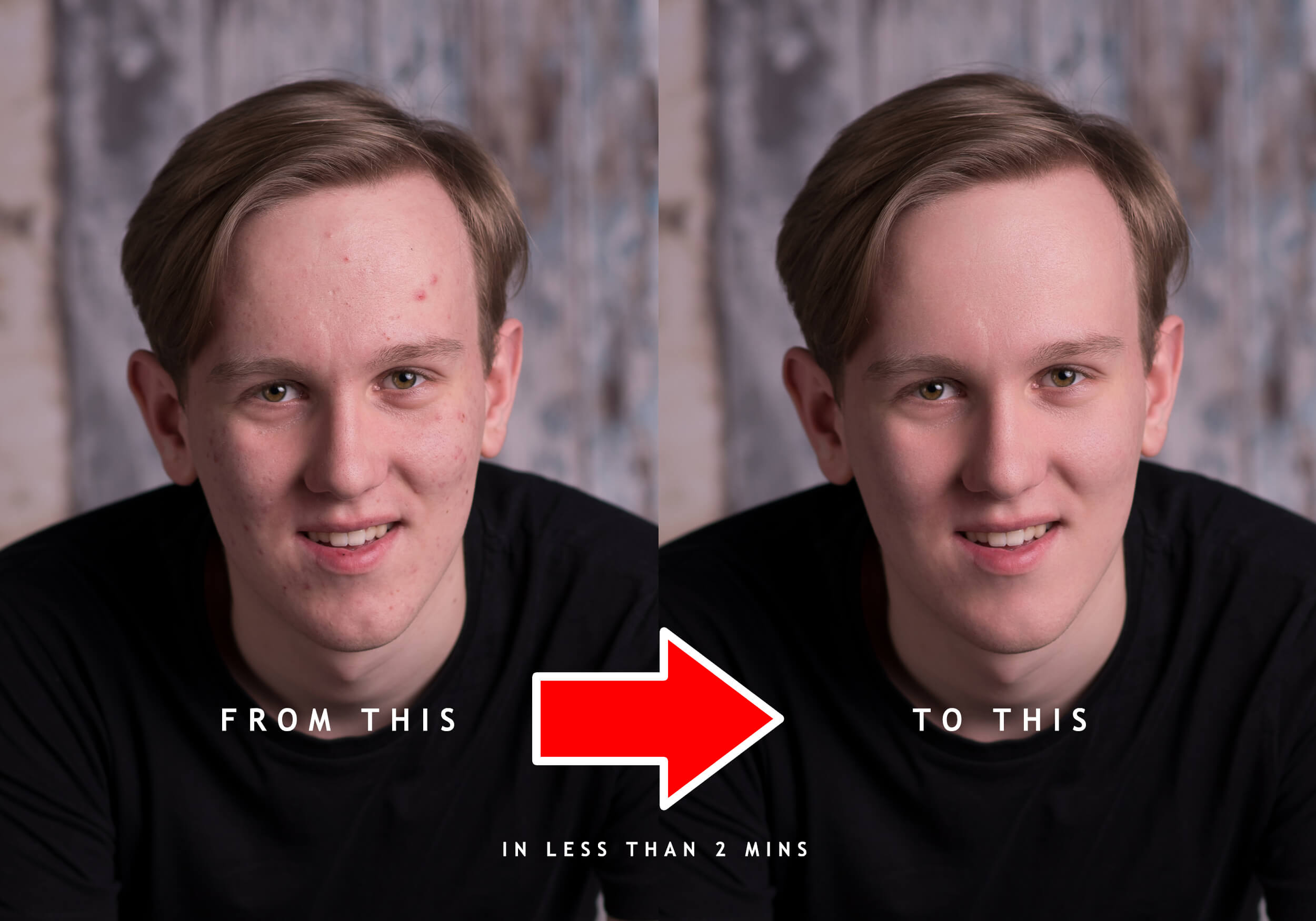 AI Skin Retouching in minutes